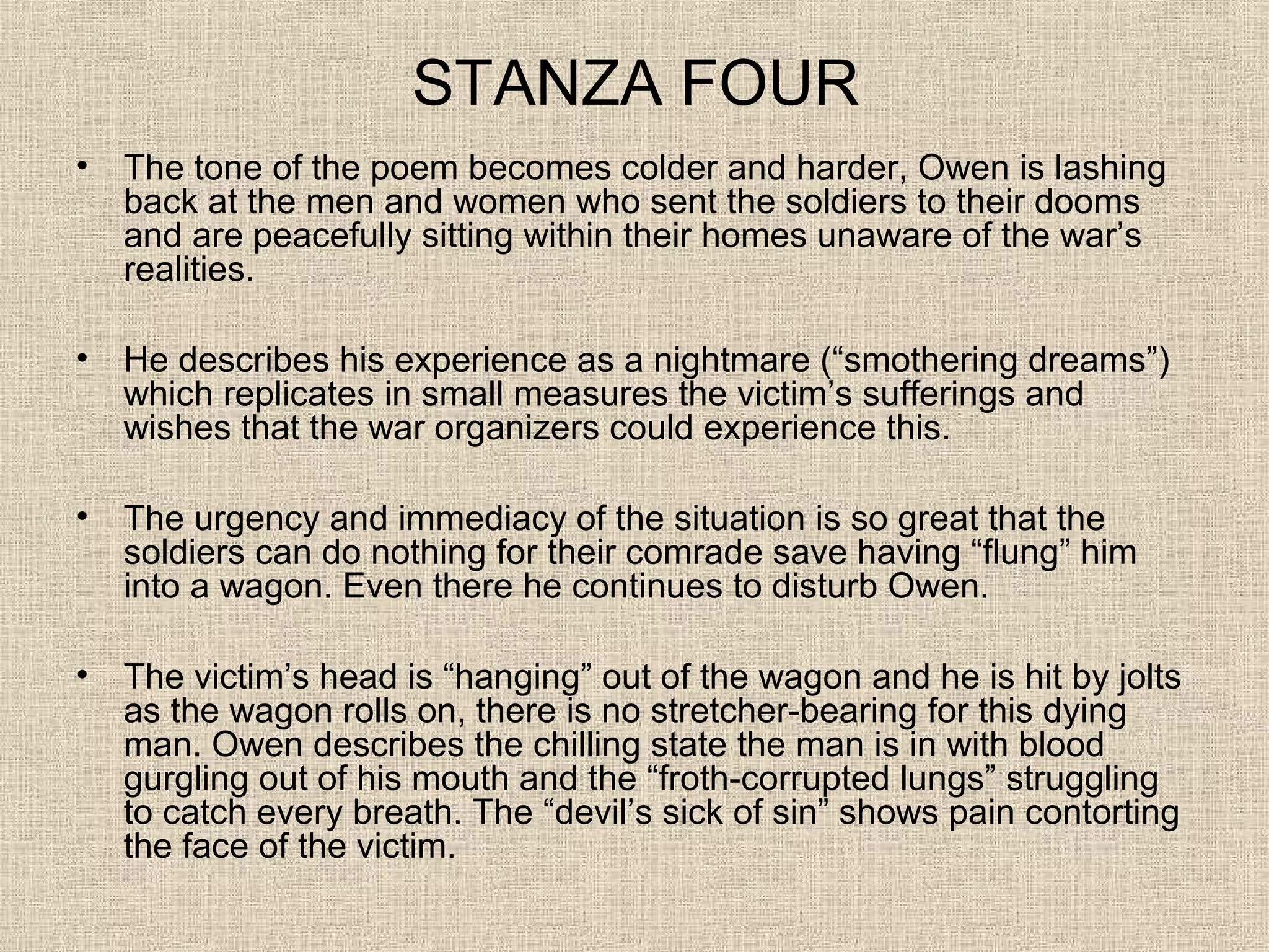 Dulceetdecorumest 121029230042-phpapp02 | PPT