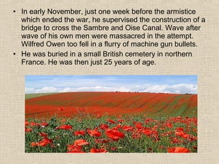 Dulceetdecorumest 121029230042-phpapp02 | PPT