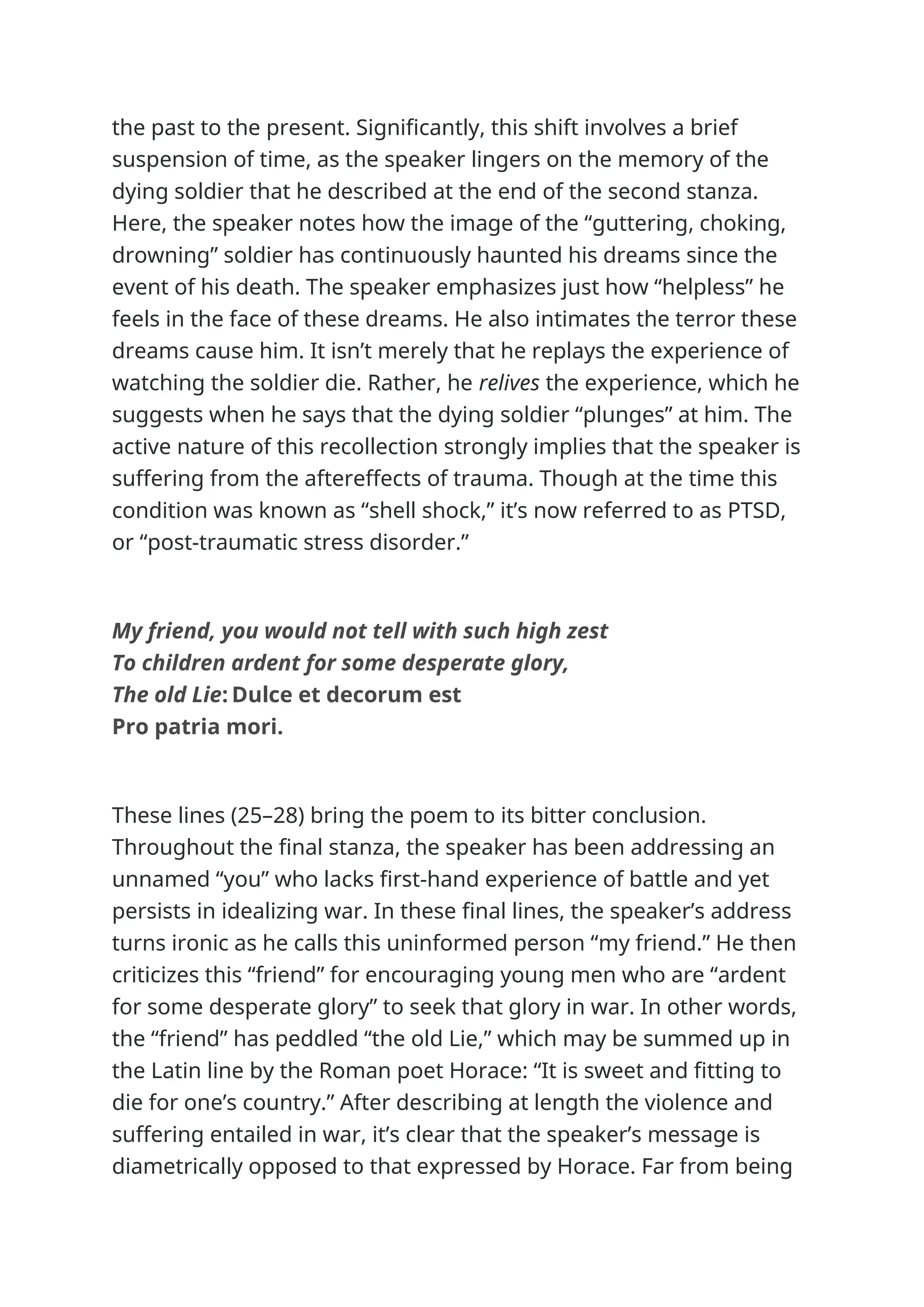 Dulce et Decorum Est complete analysis.docx
