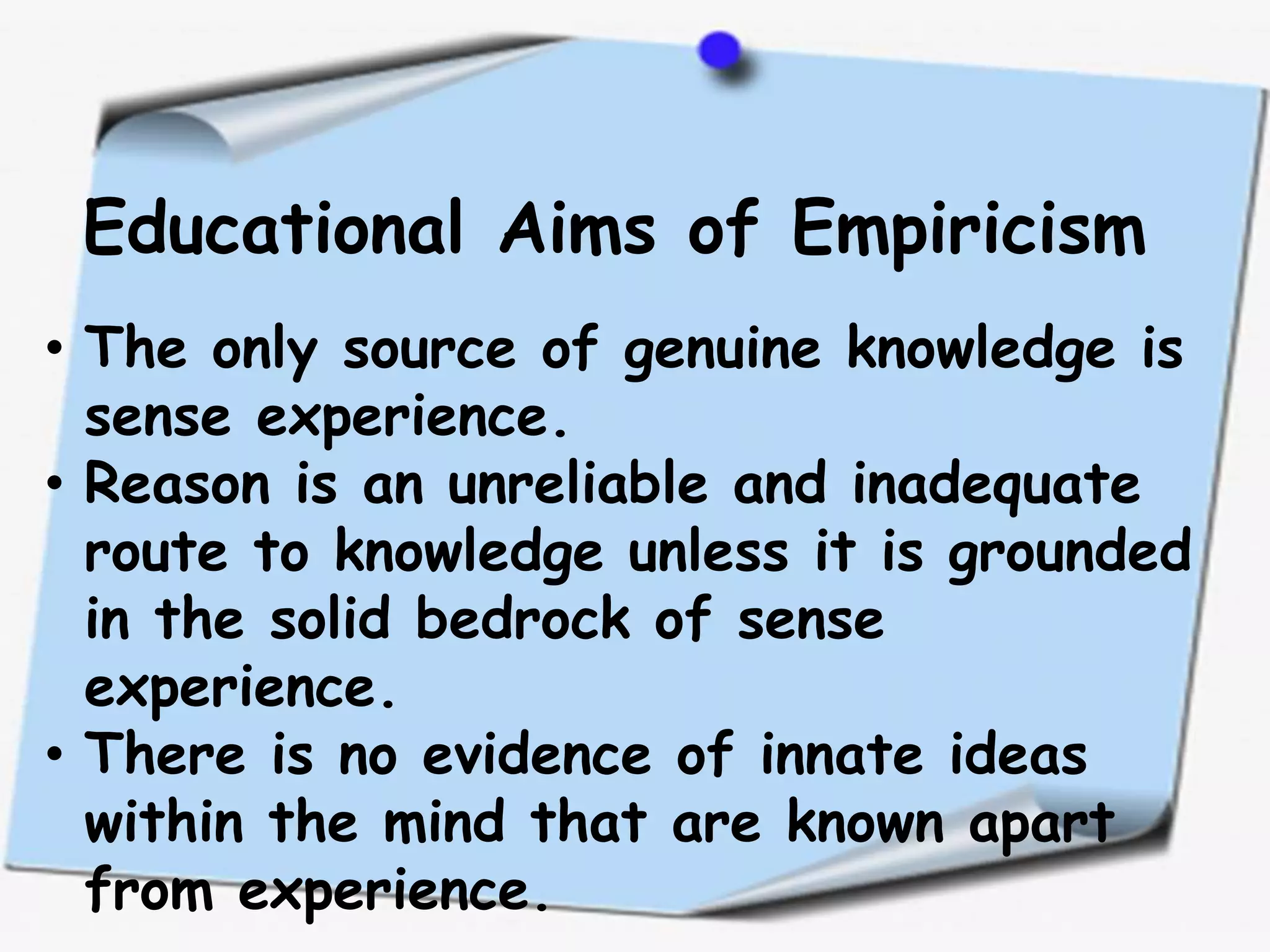 Dulce, evangeline l empiricism | PPT