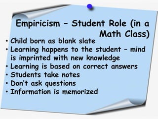 Dulce, evangeline l empiricism | PPT