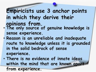 Dulce, evangeline l empiricism | PPT