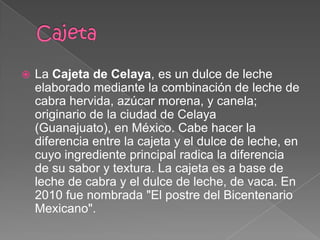 Dulces tradicionales[1] | PPTX