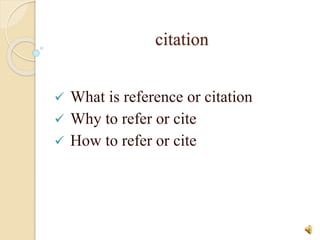 citation | PPT