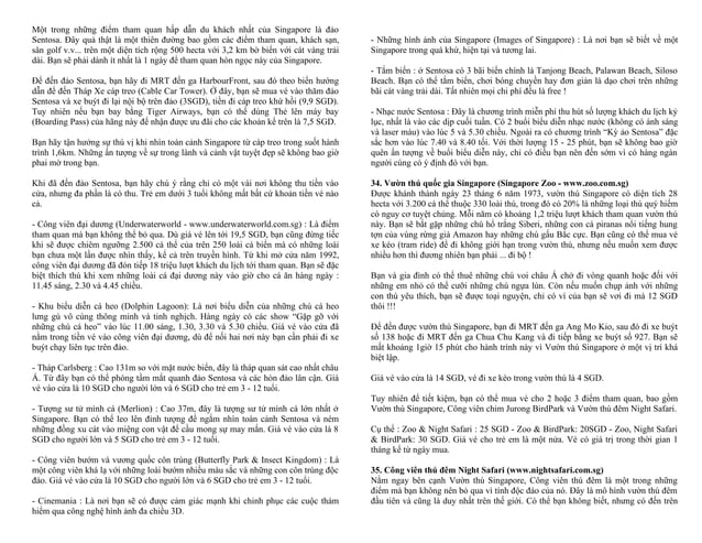 Du lich singapore - Kien thuc - Dia danh - Nguyễn Huy Toàn | PPT