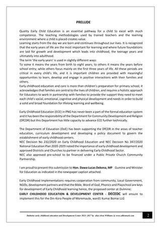 DULMINE Early Childhood Education and Development | PDF
