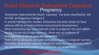 Dulot Capsules (Generic Duloxetine Hydrochloride) | PDF