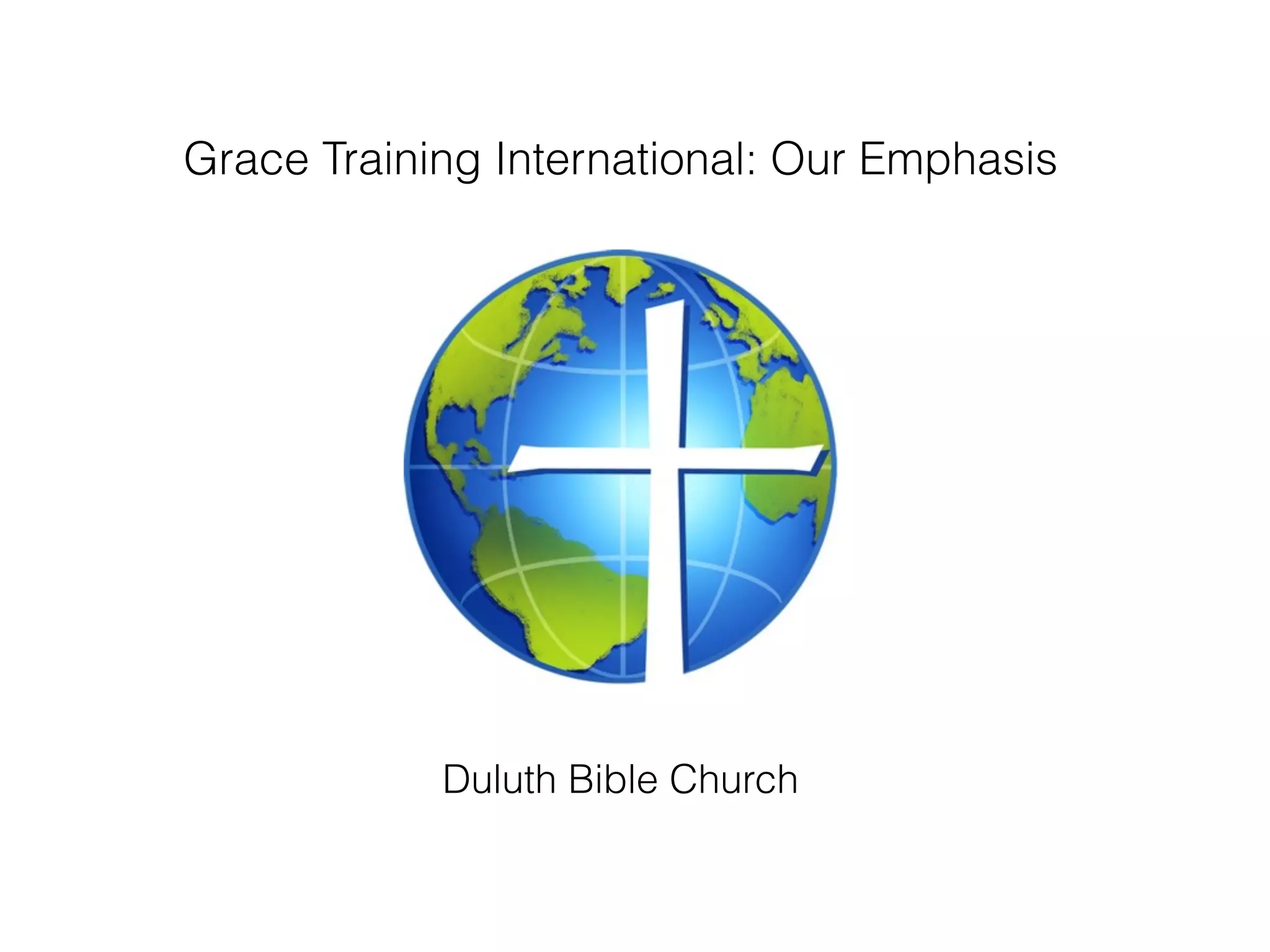 Grace Training International Emphasis | PDF