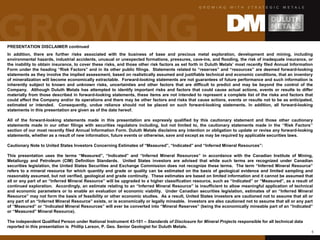 Duluth metalsjan2013presentation | PPT