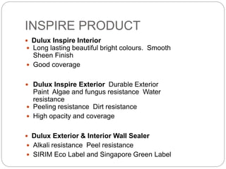 Dulux paints malaysia | PPTX
