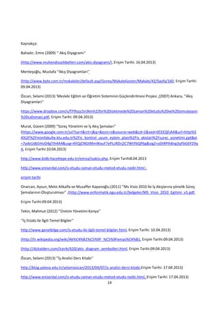 Dumantepe Kereste Fi̇rması'nda Zaman ve İş Etüdü Çalışması | PPT