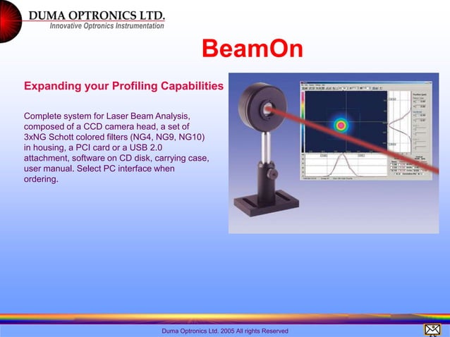 Duma Optronics: Electro-Optical and Laser Instrumentation Technology | PPT