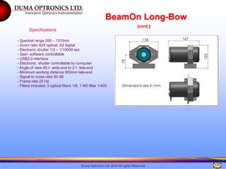 Duma Optronics: Electro-Optical and Laser Instrumentation Technology | PPTX