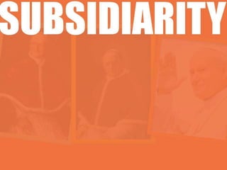 The Principle of Subsidiarity | PPTX | Politics