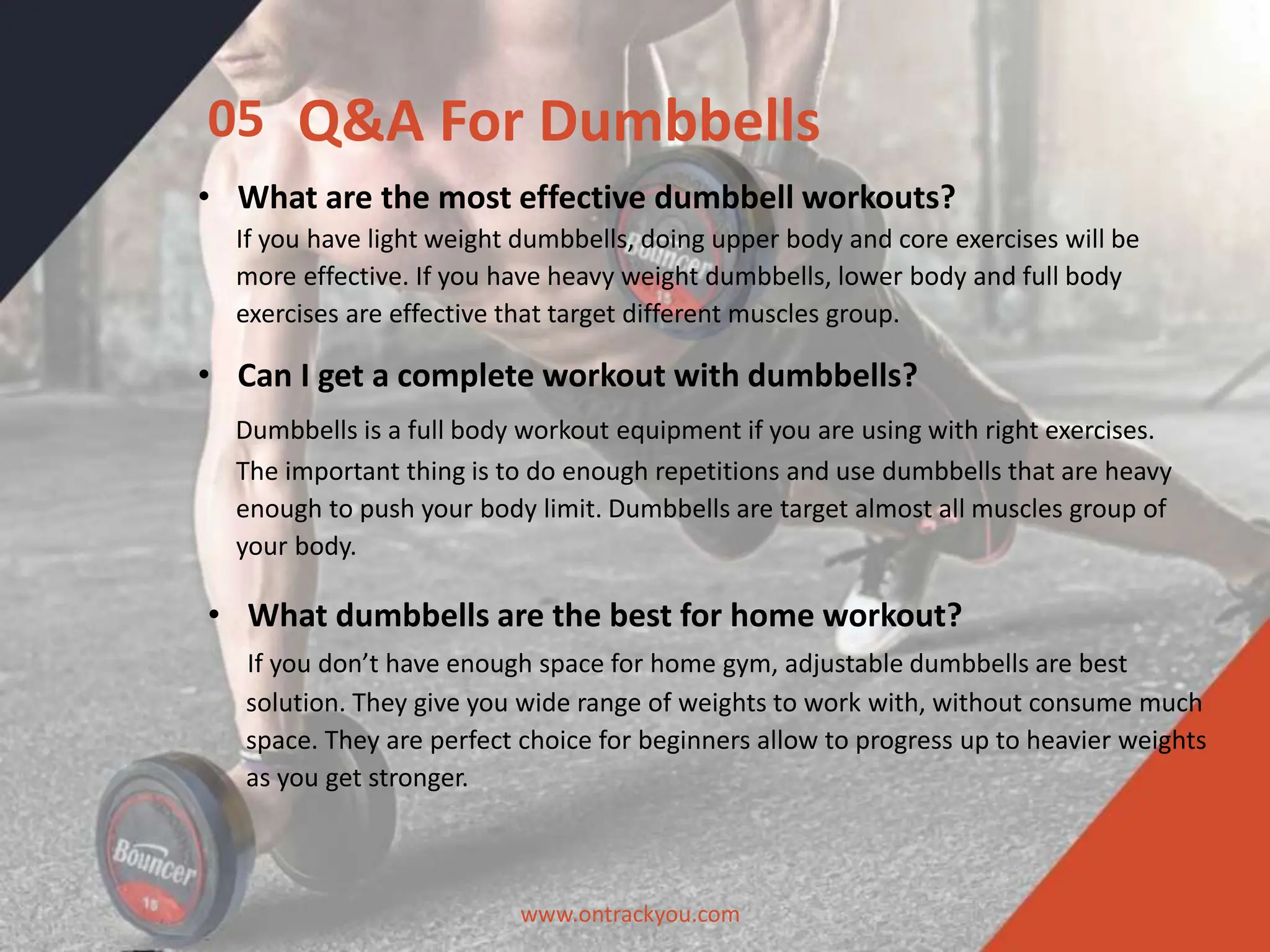 List Of Dumbbells Exercises And Benefits of Dumbbells .pptx