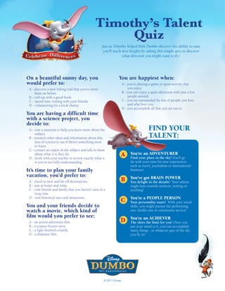 Dumbo Group Guided Activities | PDF