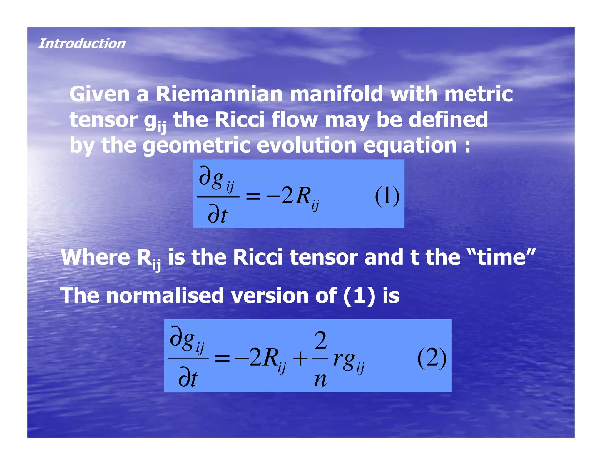 Dumitru Vulcanov - Numerical simulations with Ricci flow, an overview ...