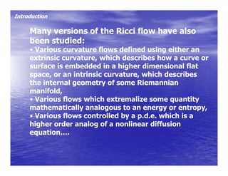 Dumitru Vulcanov - Numerical simulations with Ricci flow, an overview and cosmological ...