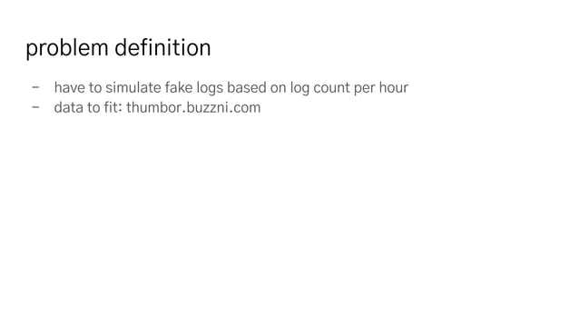 Dummy log generation using poisson sampling | PPT