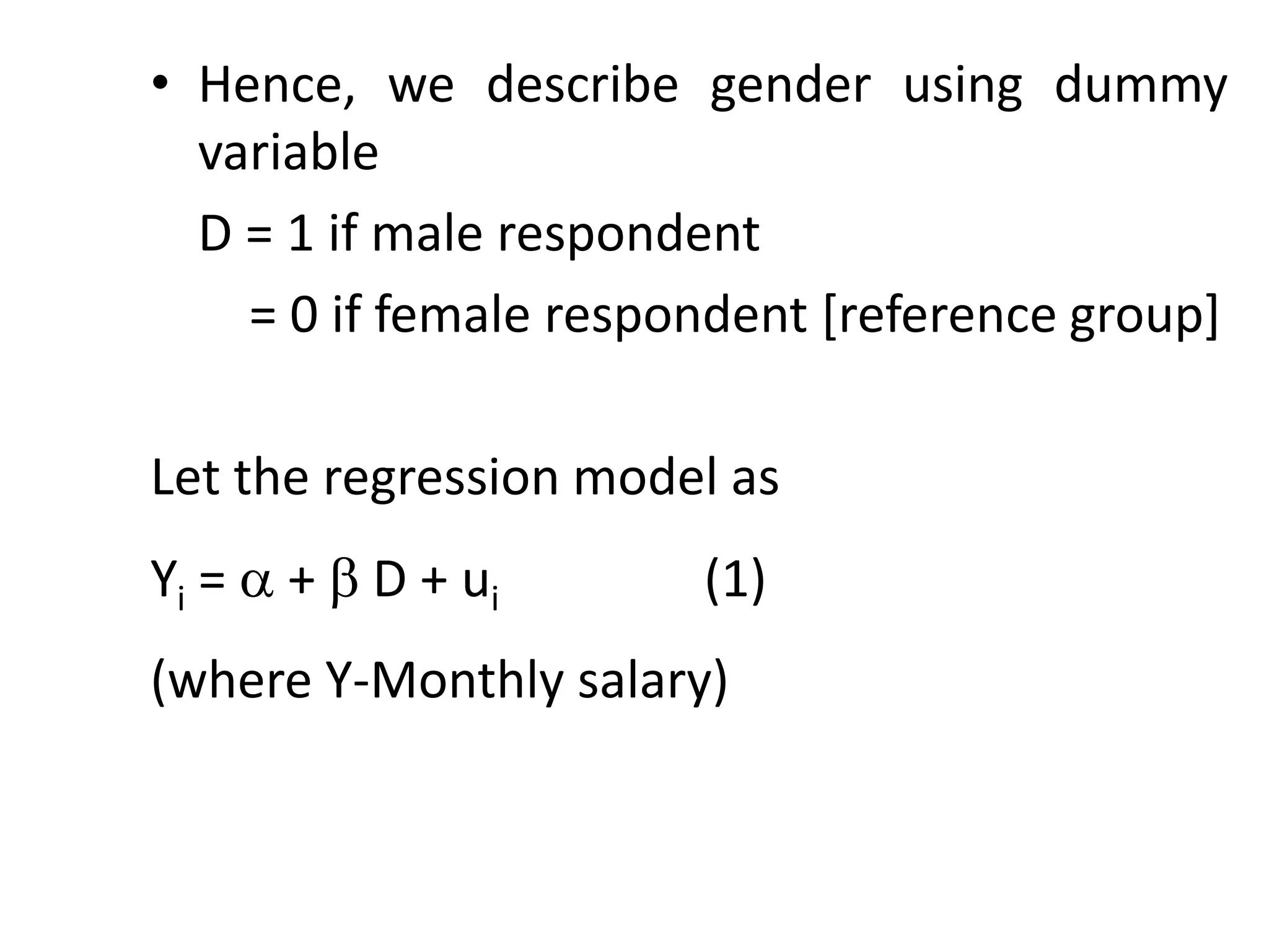 Dummyvariable1 | PPT