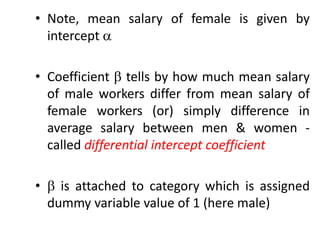 Dummyvariable1 | PPT