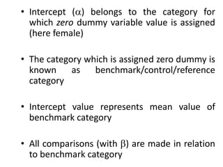 Dummyvariable1 | PPT