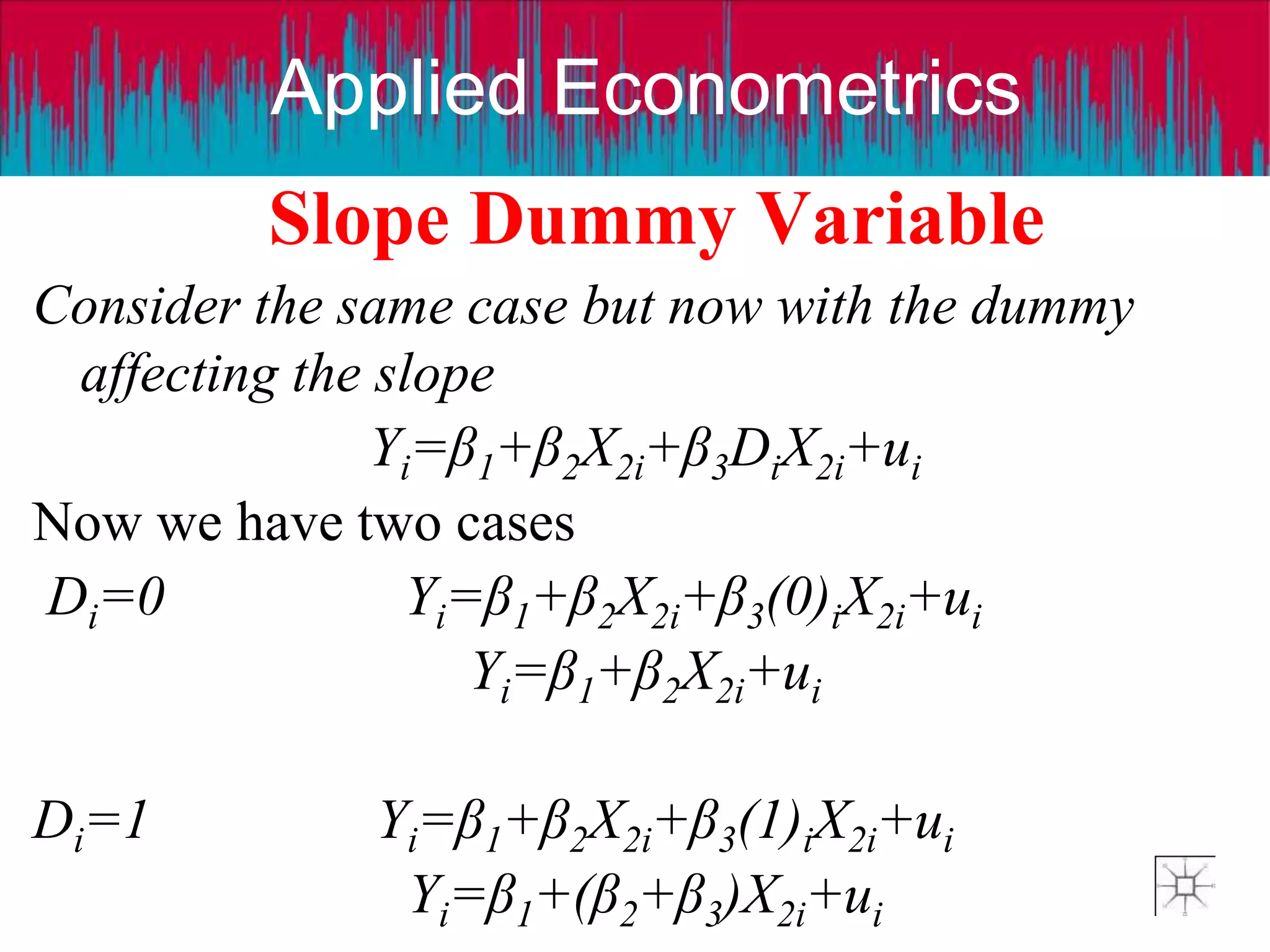 Dummy variables | PPTX