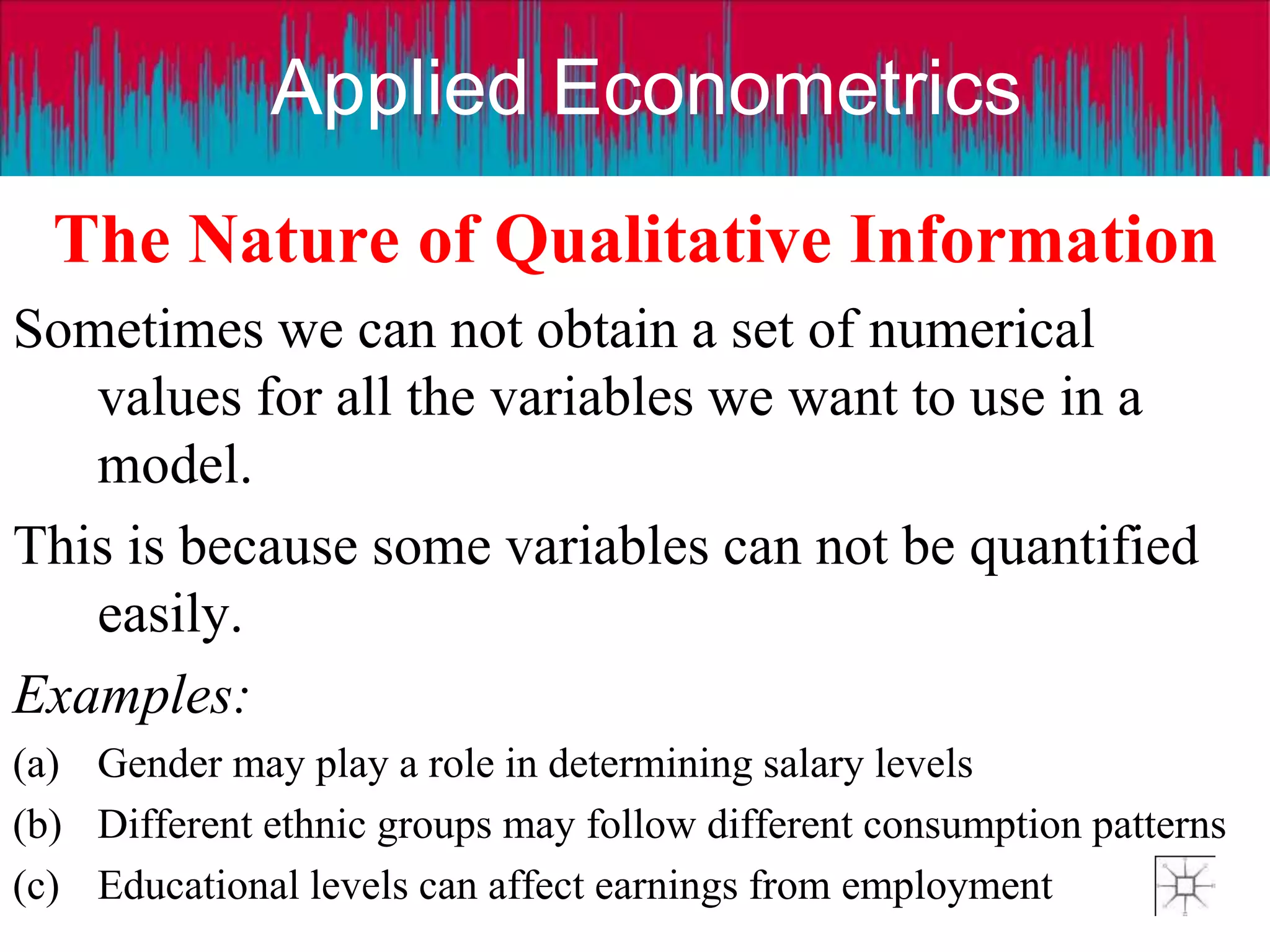 Dummy variables | PPTX
