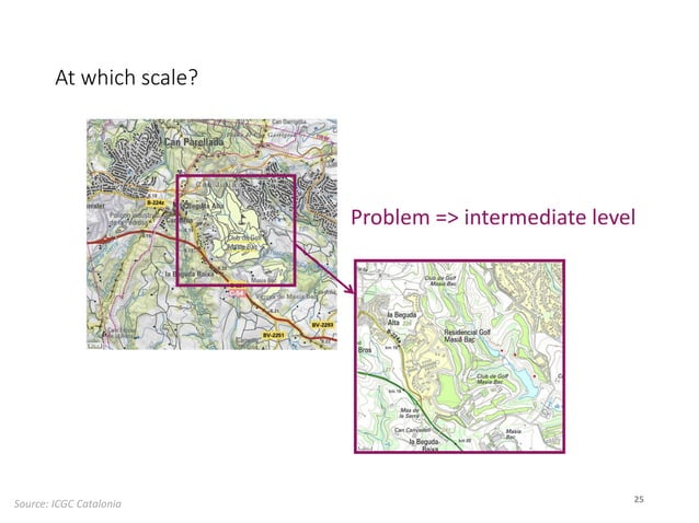 Automated generalisation of intermediate levels in a multi-scale pyramid | PPT