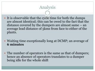 Dumper Cycle Study | PPTX