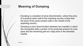 Dumping | PPTX