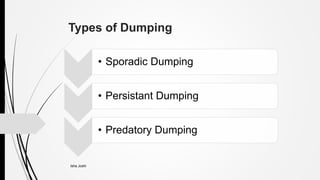 Dumping | PPTX