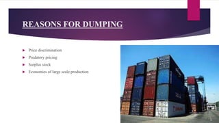Dumping | PPTX | Commodities | Economy