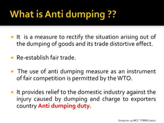 Dumping final (c) | PPT