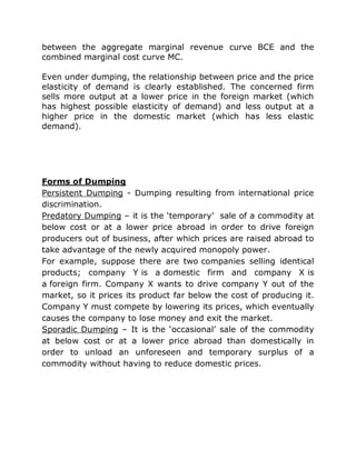 Dumping price discrimination | PDF