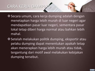 DUMPING DAN PERJANJIOAN INTERNASIONAL.pptx