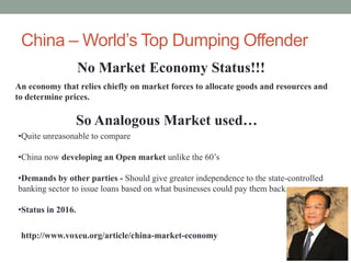 Dumping of goods | PPT