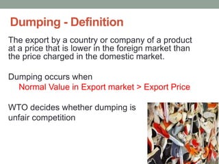 Dumping of goods | PPT