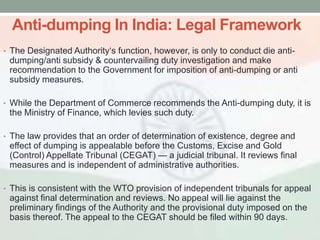 Dumping of goods | PPT