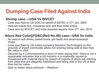 Dumping of goods | PPT