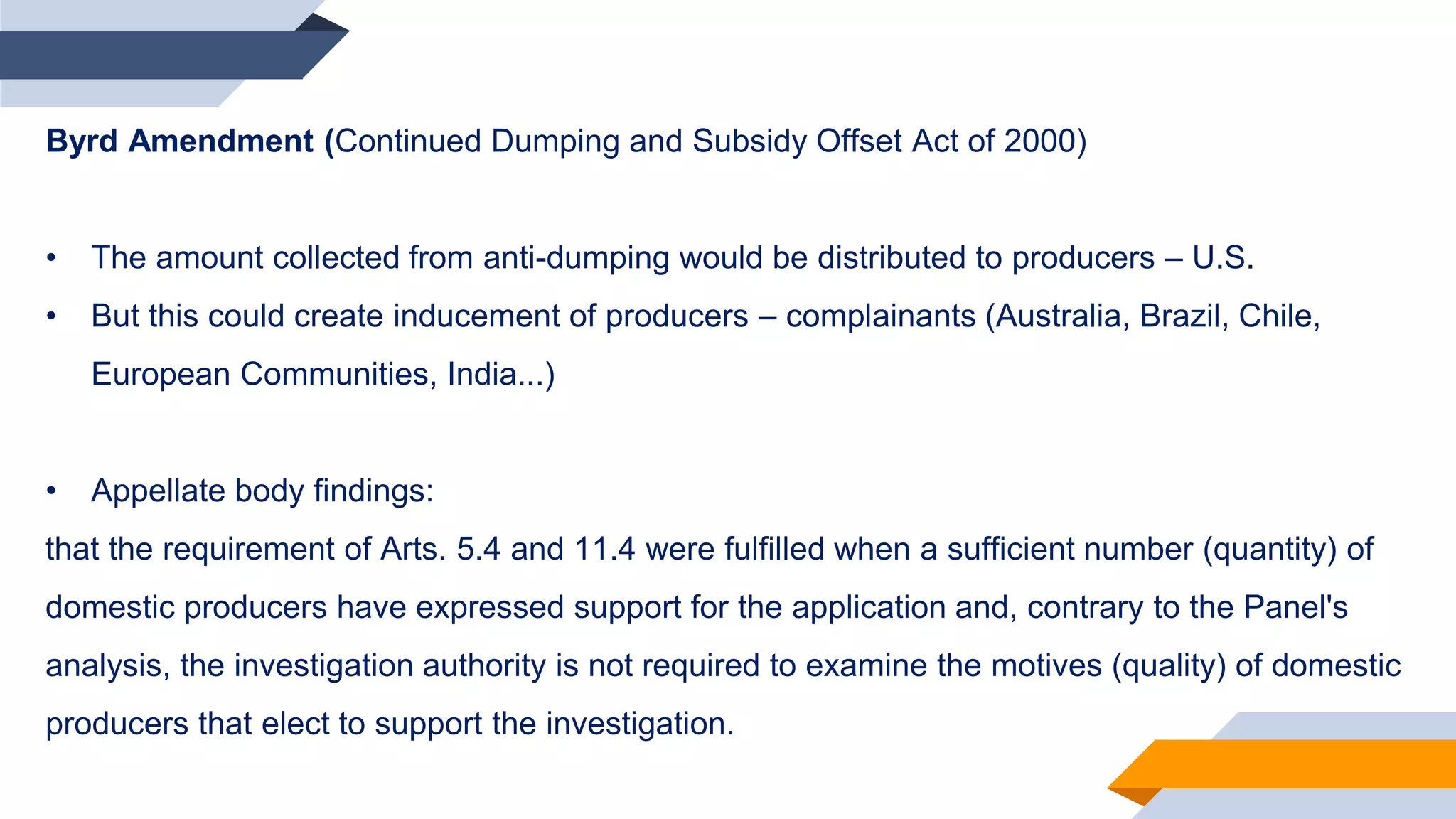 Anti- Dumping ppt | PPTX