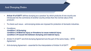 Anti- Dumping ppt | PPTX
