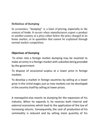 Dumping shawon | PDF
