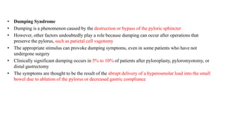 Dumping syndrome | PPTX