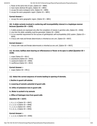 Du m sc botany | PDF