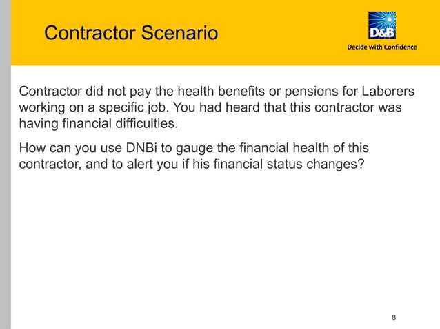 DNBi Company Monitoring | PPT