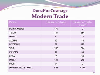 DunaPro Group Introduction 2011 - English | PPTX