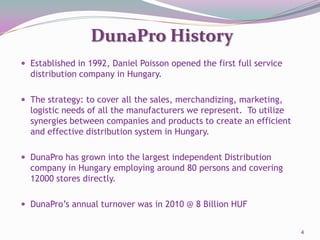 DunaPro Group Introduction 2011 - English | PPTX