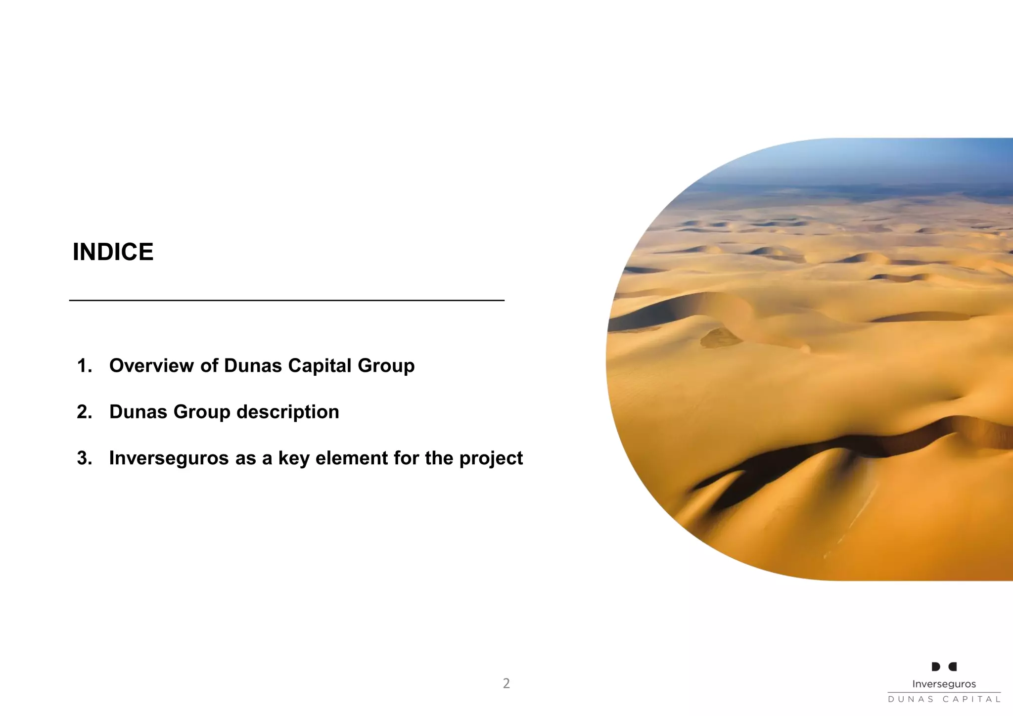 Dunas Capital Group Overview | PDF | Financial Industry | Industries