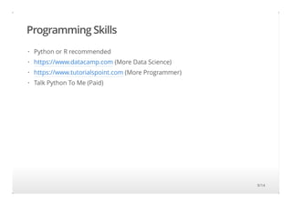 Getting Started with Data Science | PPT